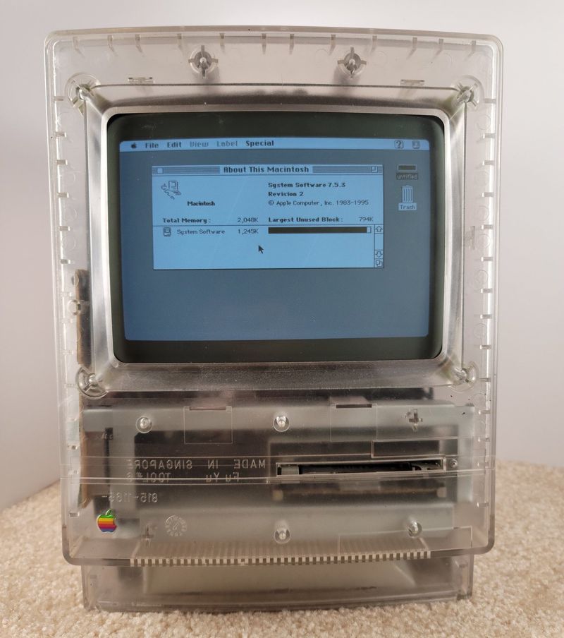 Images of Prototype Apple Macintosh With Clear Casing Shared Online ...