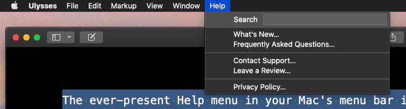 How to Use the macOS Help Menu - MacRumors