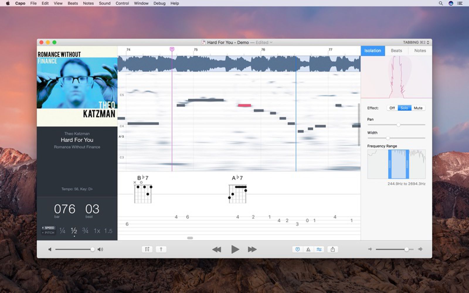 Song Learning App Capo 3 for Mac Updated With Touch Bar Support - MacRumors