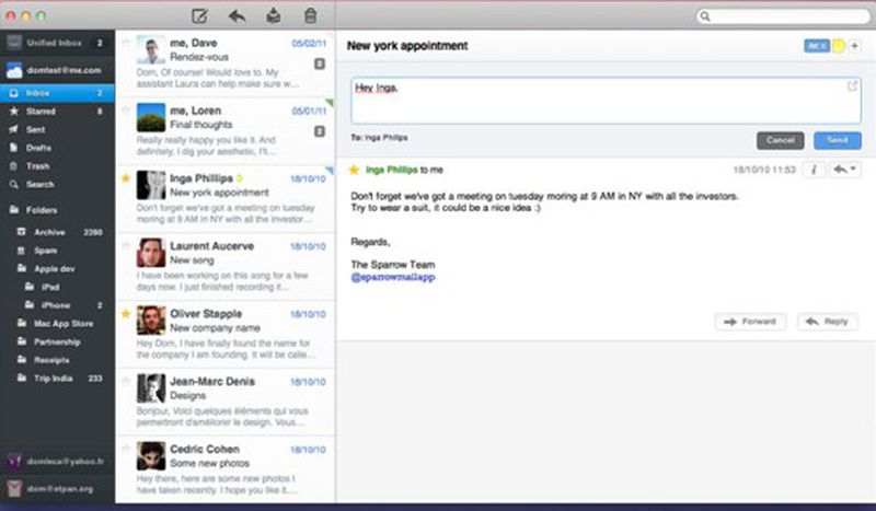 Sparrow Developer Working on iPhone Version - MacRumors