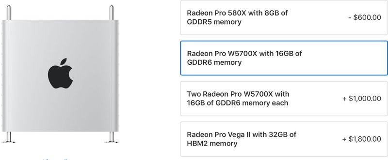 Mac Pro Can Now Be Customized With Radeon Pro W5700X Graphics Cards ...