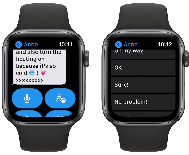 How to Customize Default Mail and Message Replies on Apple Watch ...