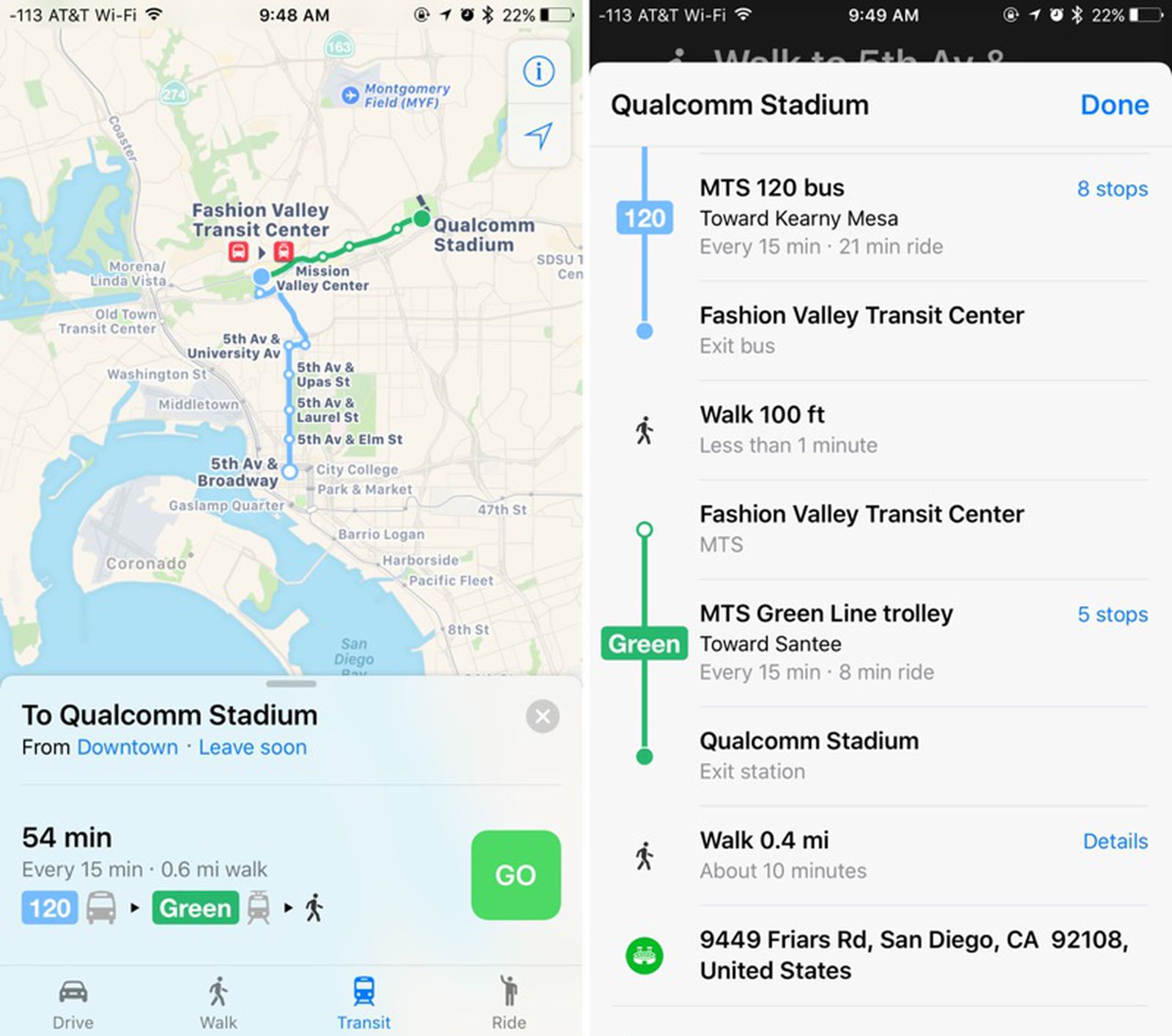 Apple Maps Expands Transit Data to San Diego and British Columbia ...