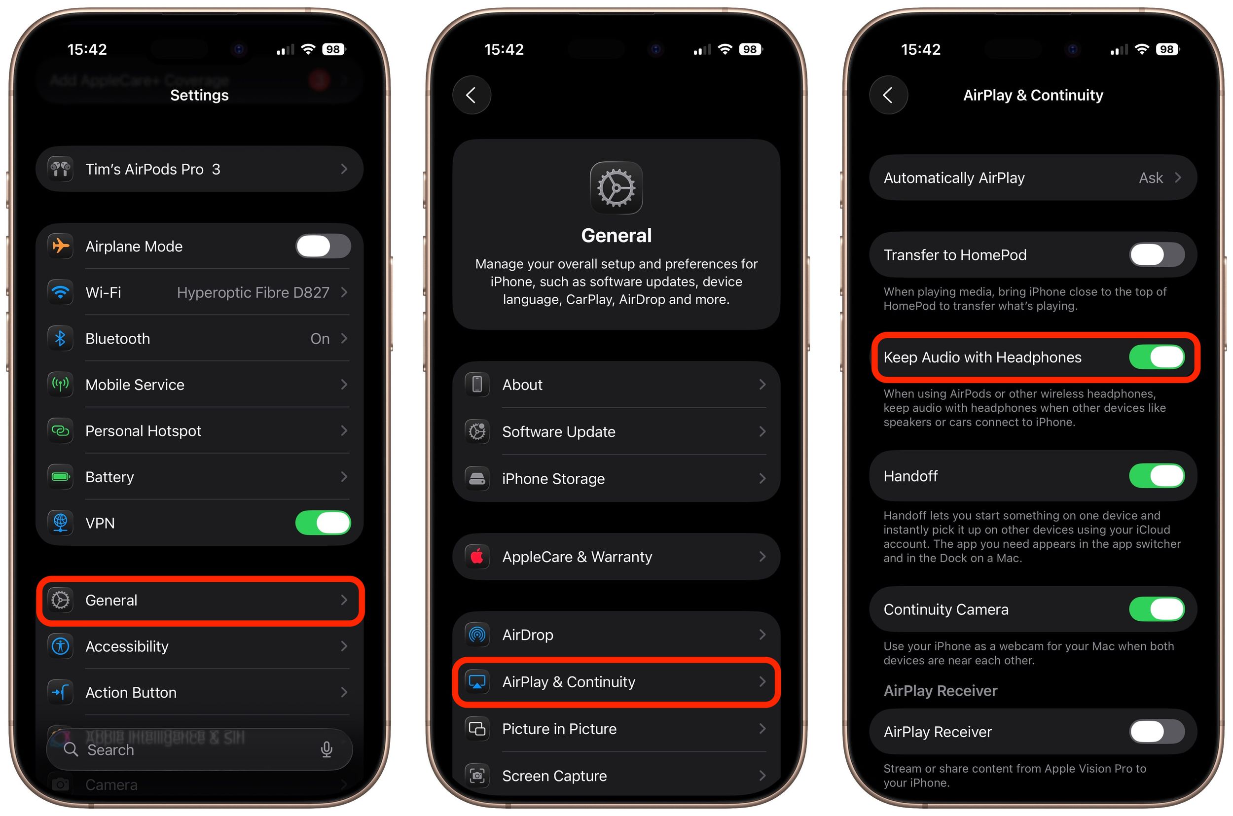 iOS 26: Keep AirPods Connected When You Get in Your Car - MacRumors