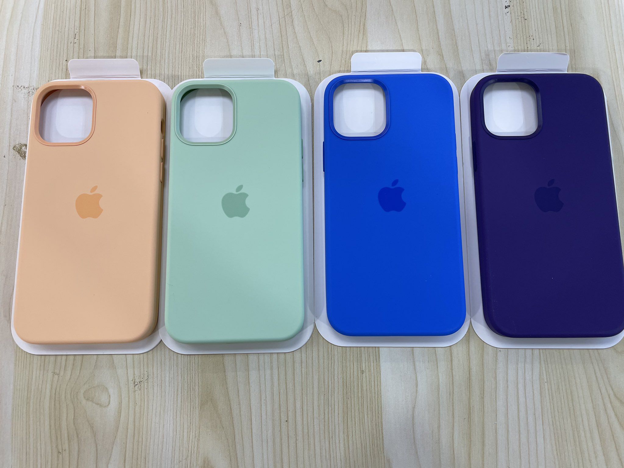 Leaked Photos Show Additional Spring Colors for iPhone 12 Cases - MacRumors