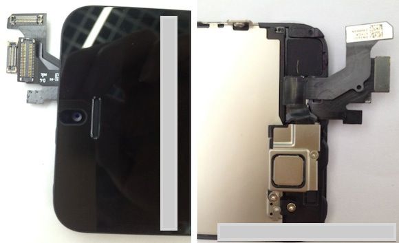 Photos of Assembled 'iPhone 5' Front Panel with Home Button, Front ...
