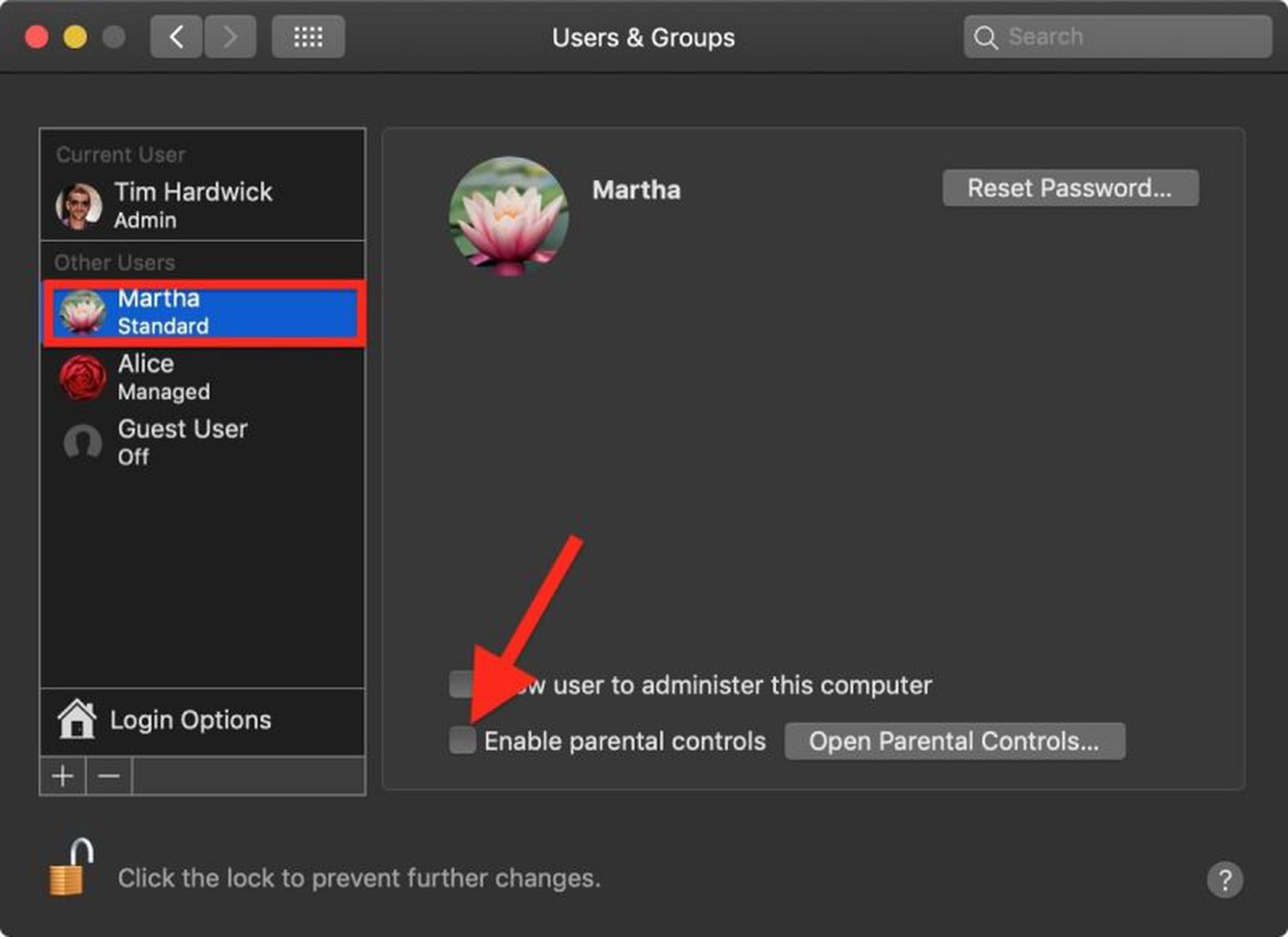 How to Enable macOS Parental Controls for an Existing User Account - MacRumors