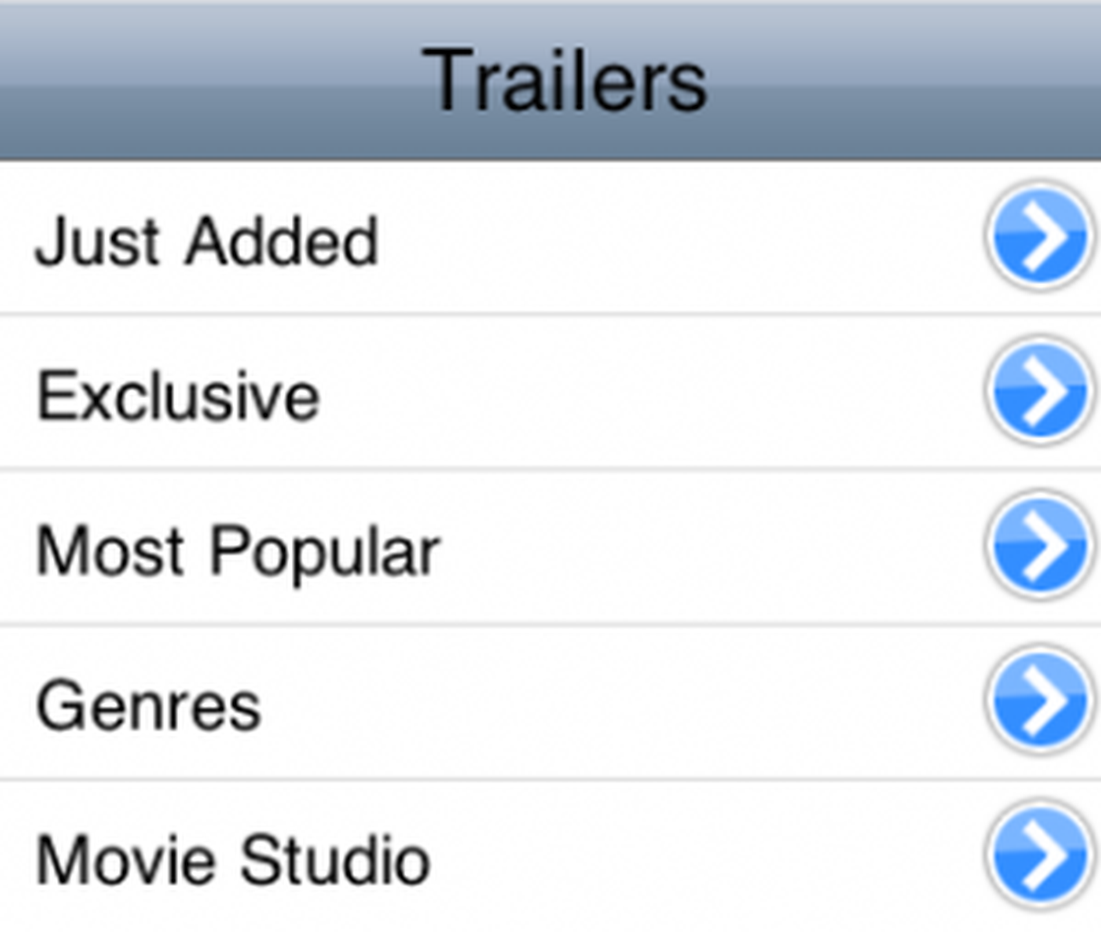 Browse Apple Movie Trailers Easier - MacRumors