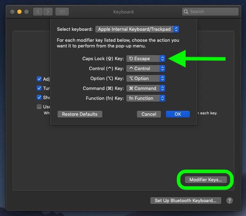 How to Bring Back the Escape Key on Pre-2019 Touch Bar Macs - MacRumors