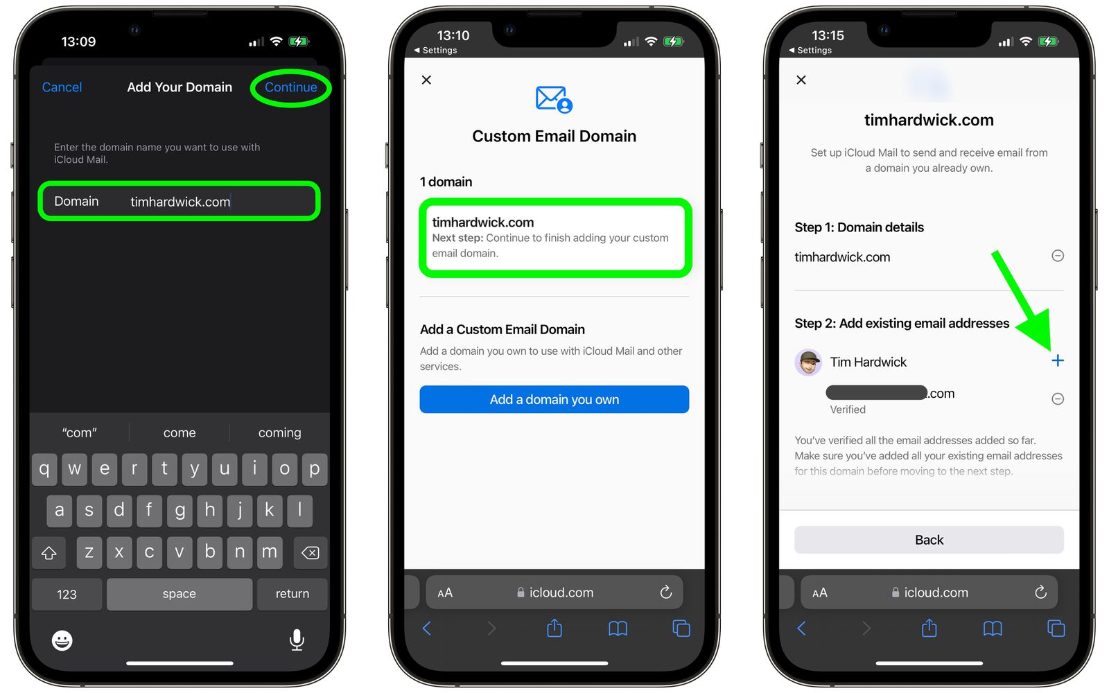 How to Set Up Custom Email Domains With iCloud Mail on iPhone - MacRumors