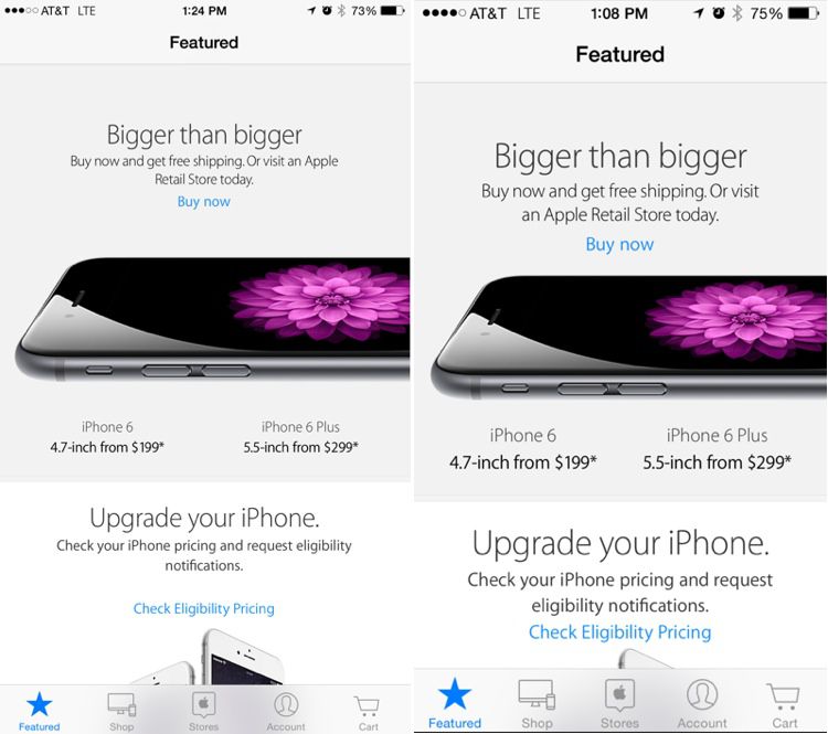 Apple Updates 'Apple Store' App With iPhone 6 Support - MacRumors