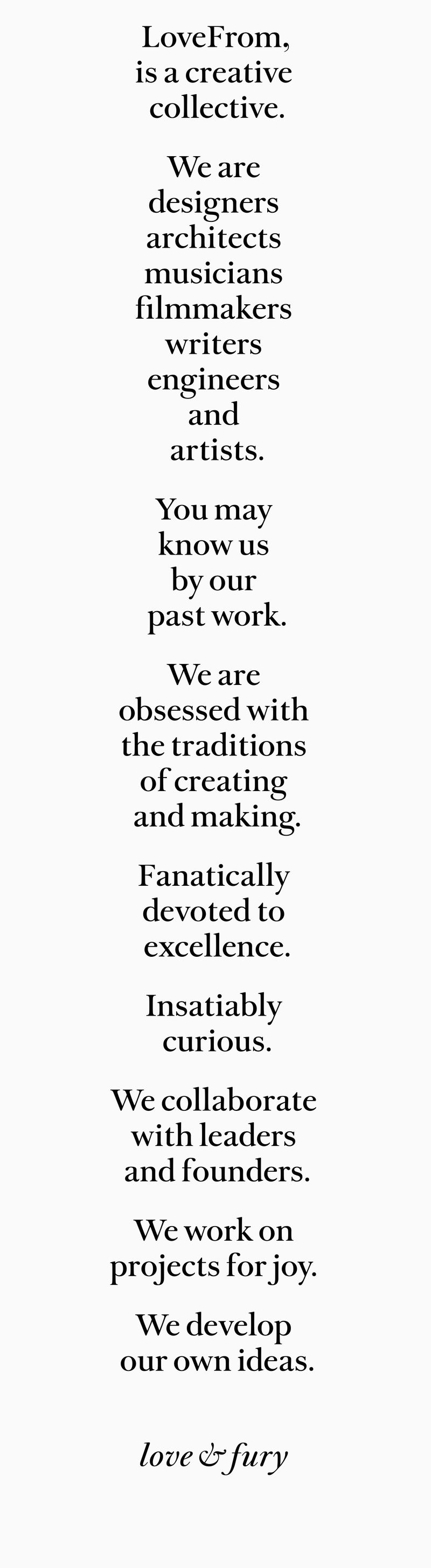 Jony Ive's 'LoveFrom' Design Firm Launches Official Website - MacRumors