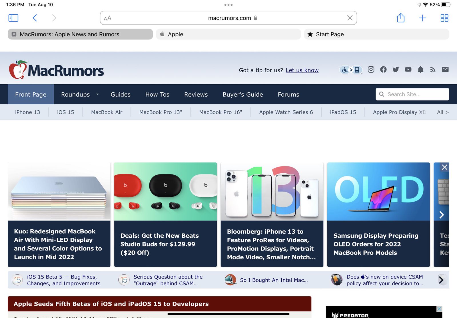 Everything New in iOS 15 and iPadOS 15 Beta 5 - MacRumors