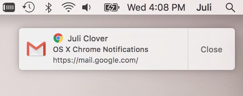 Google Testing Support for Native OS X Notifications in Chrome - MacRumors