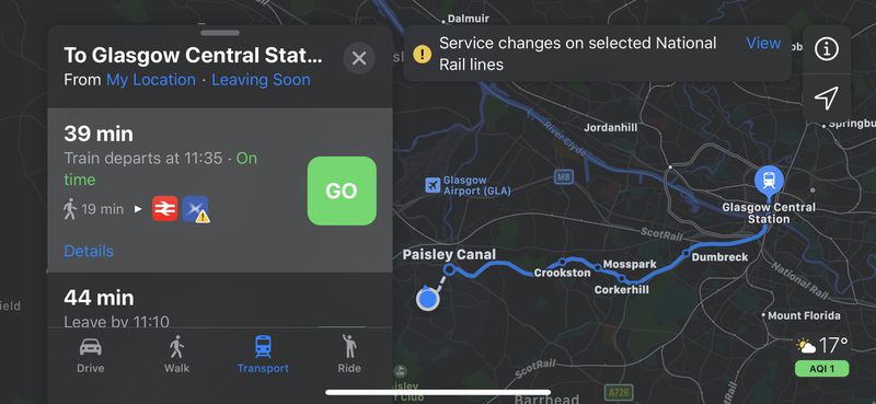 Apple Maps Real-Time Transit Information Now Available in Several More ...
