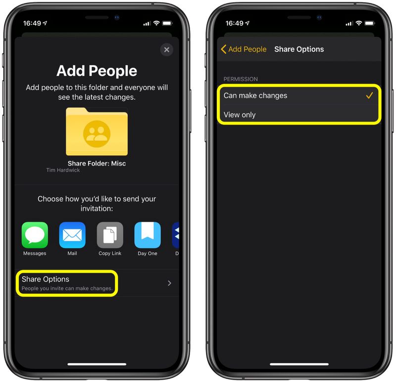 How to Share Folders in the iOS Notes App - MacRumors