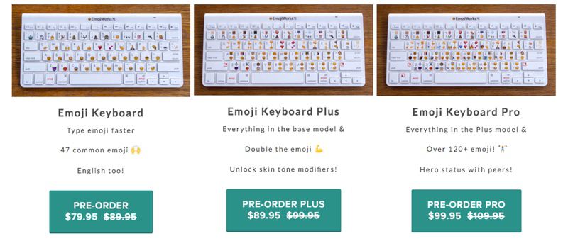 Physical 'Emoji Keyboard' for Macs and iOS Devices Lets You Type Emoji ...