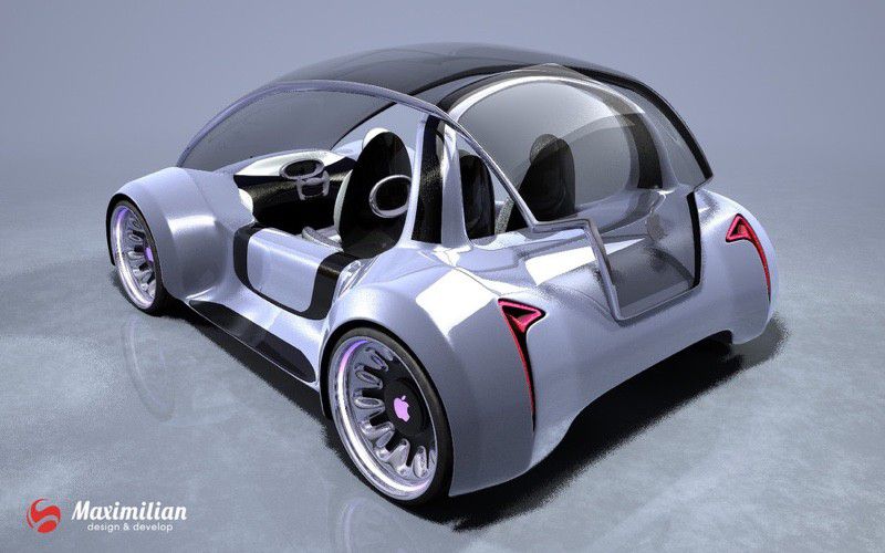 Designers Imagine Fanciful Concepts for What an Apple Car Might Look ...