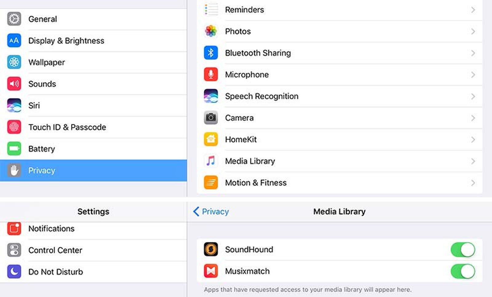iOS 10 Now Requires User Permission to Access Media Library - MacRumors