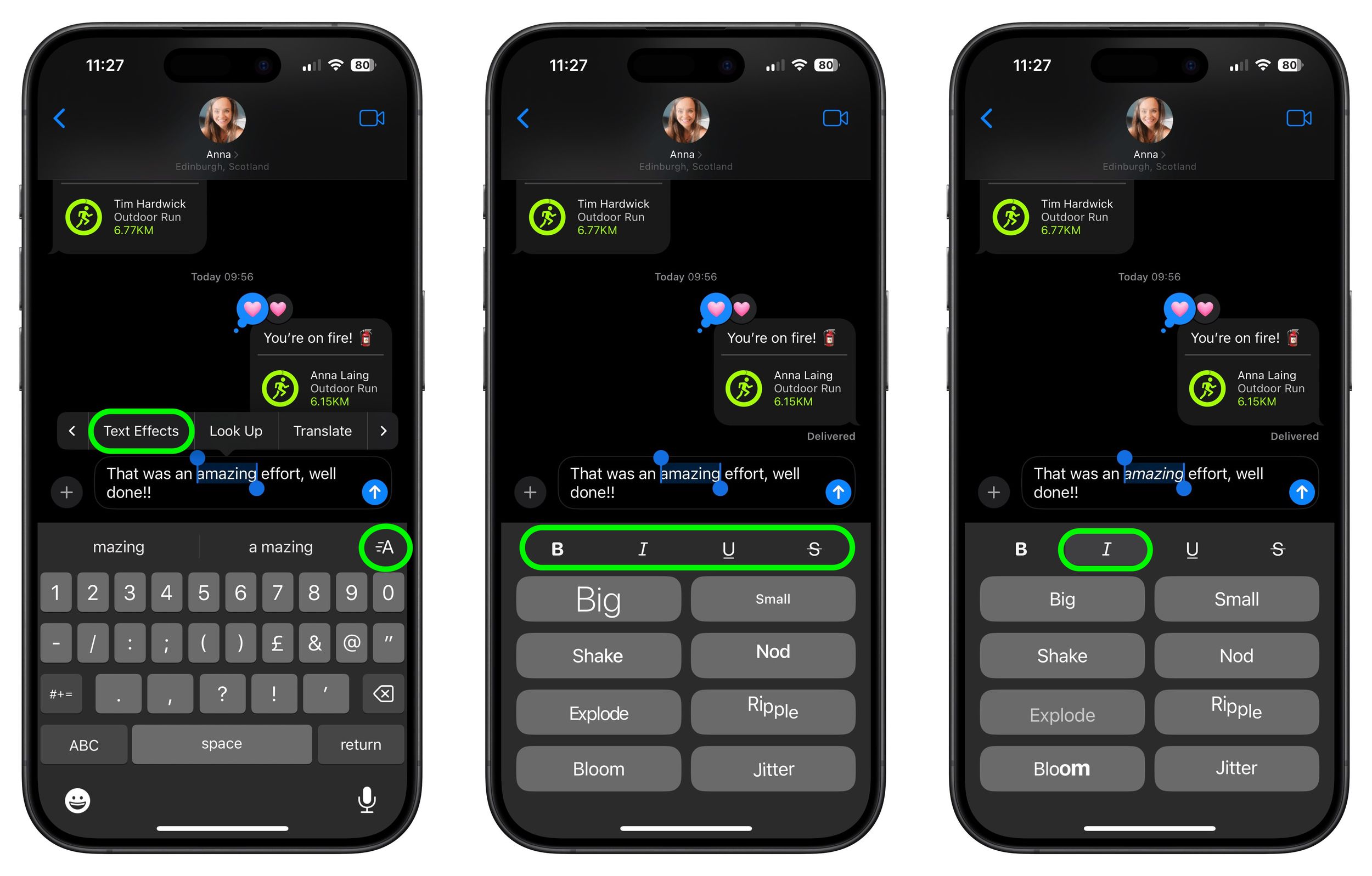 iOS 18: Use the New Text Formatting Options in Messages - MacRumors