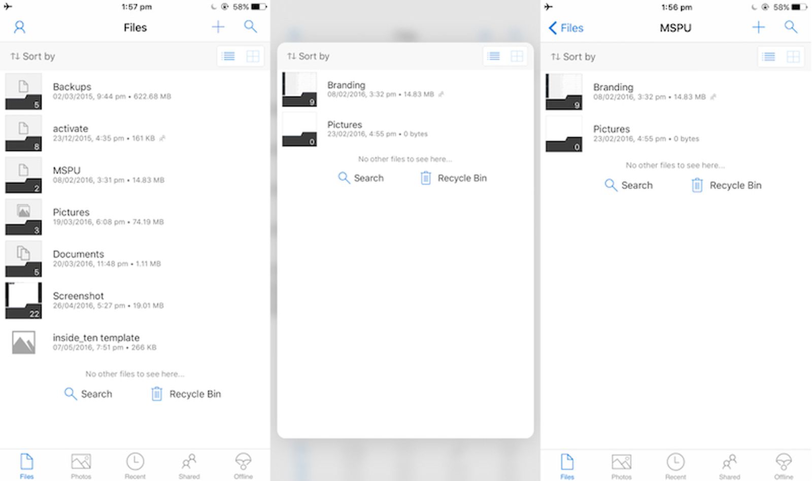 OneDrive App Update for iOS Brings 'Peek' and 'Pop' Support - MacRumors
