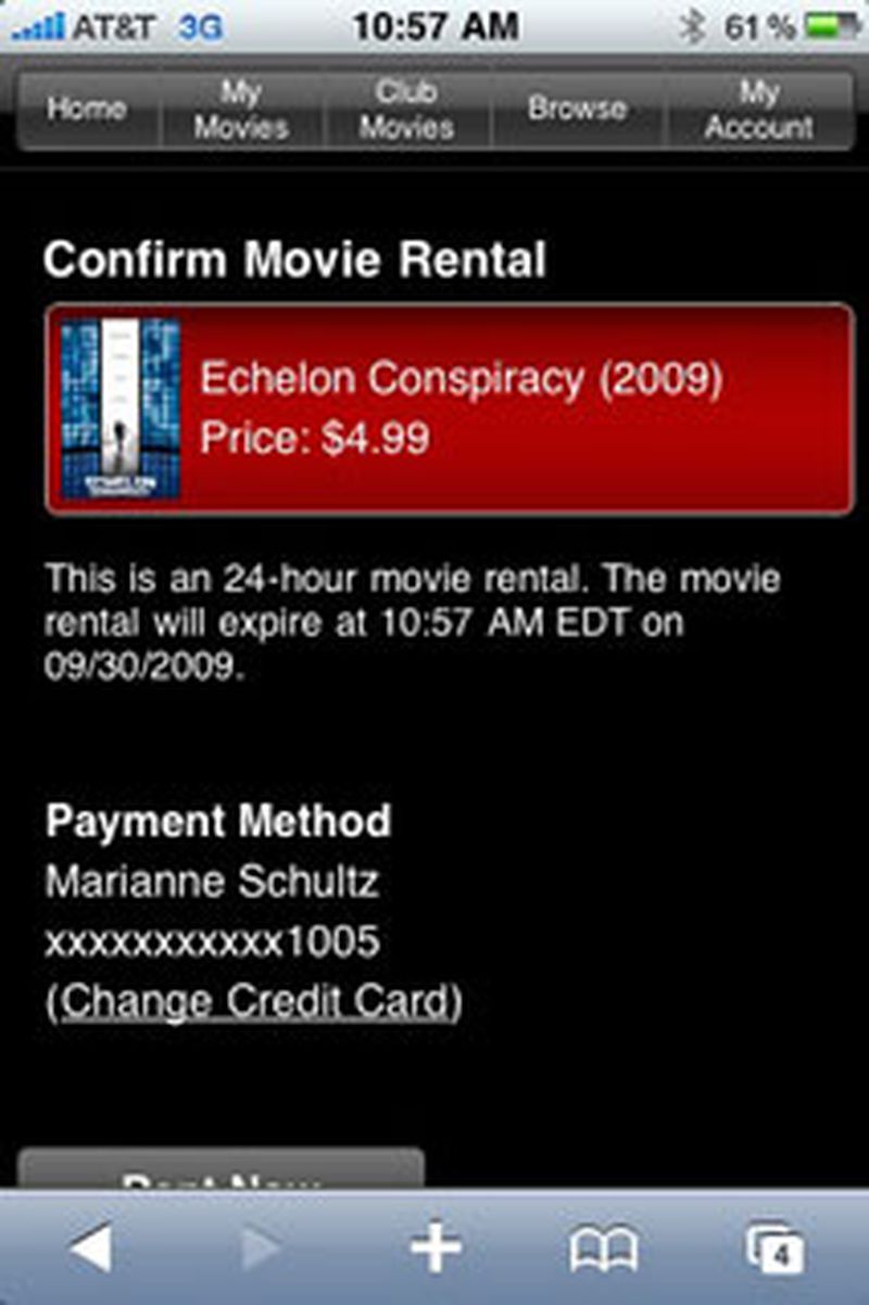 mSpot Now Offering Streaming Movie Rentals on iPhone - MacRumors