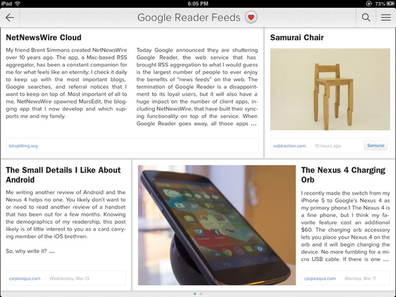 Zite Announces Google Reader Alternative - MacRumors