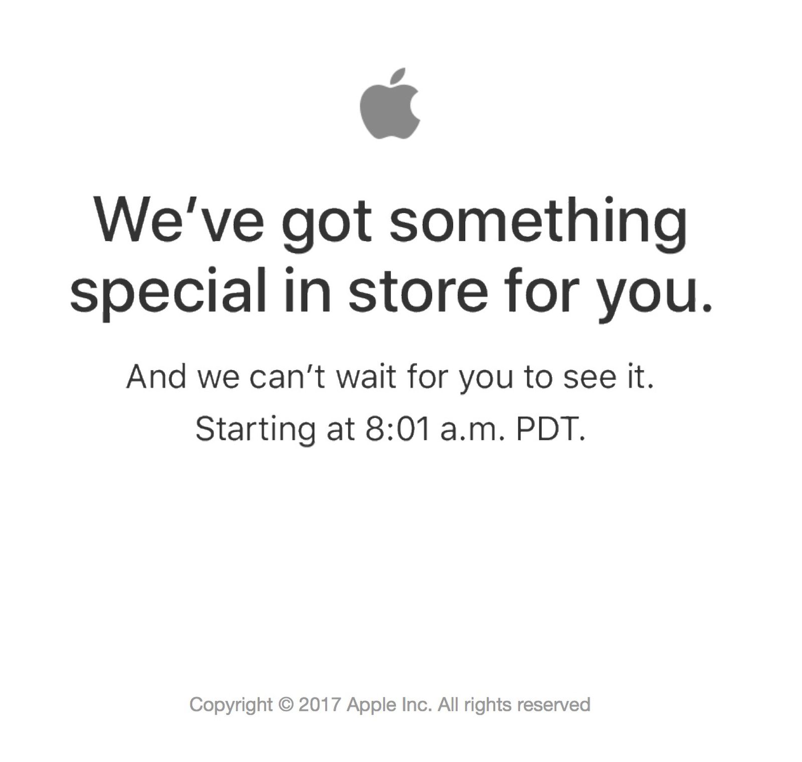 Apple Store Down in Advance of (PRODUCT)RED iPhone 7 and New 9.7-inch ...