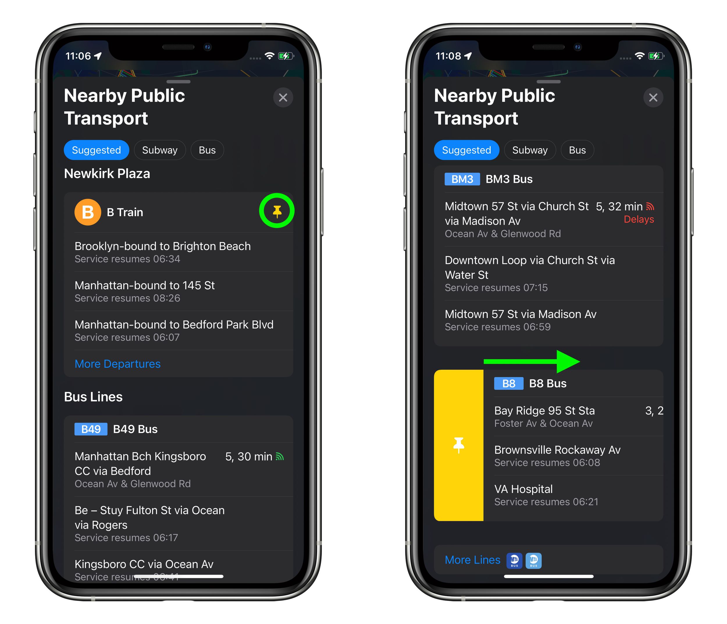 iOS 15: How to Find Transit Stations Near You in Apple Maps - MacRumors