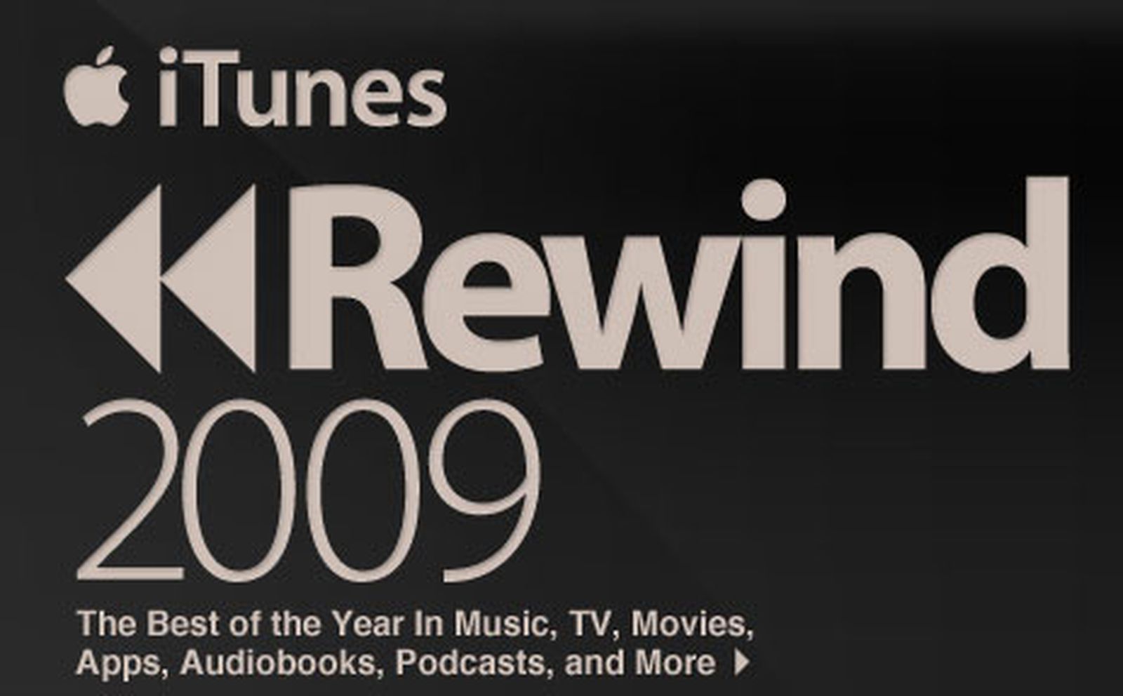 Apple Rounds Up 'Top Sellers' and 'Best of' iTunes 2009 - MacRumors
