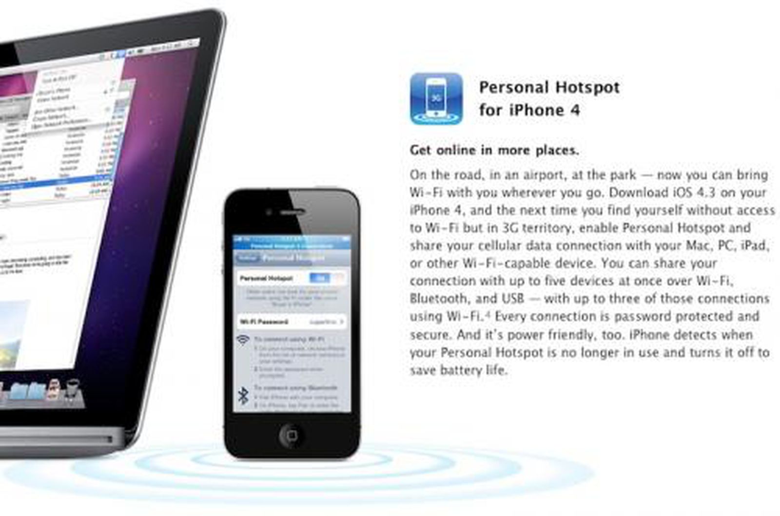 AT&T Confirms Personal Hotspot Support Alongside March 11th iOS 4.3 ...