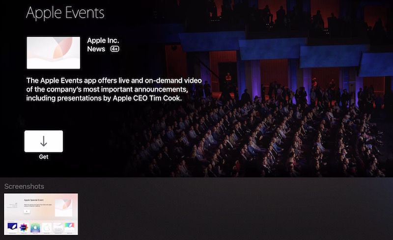 'Apple Events' Launches on Apple TV App Store Ahead of Monday's 'Let Us ...