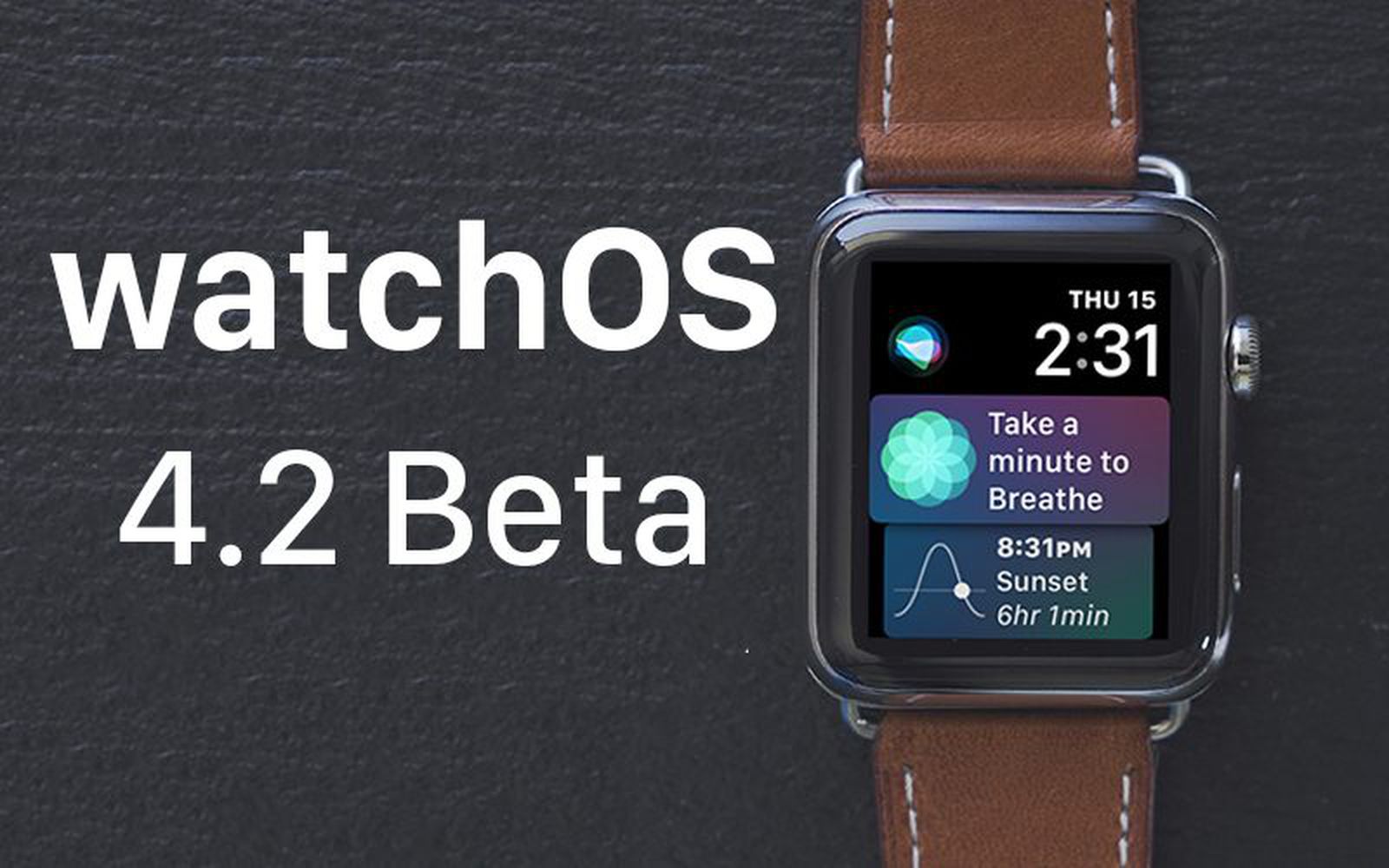Apple Seeds Fourth Beta of watchOS 4.2 to Developers - MacRumors