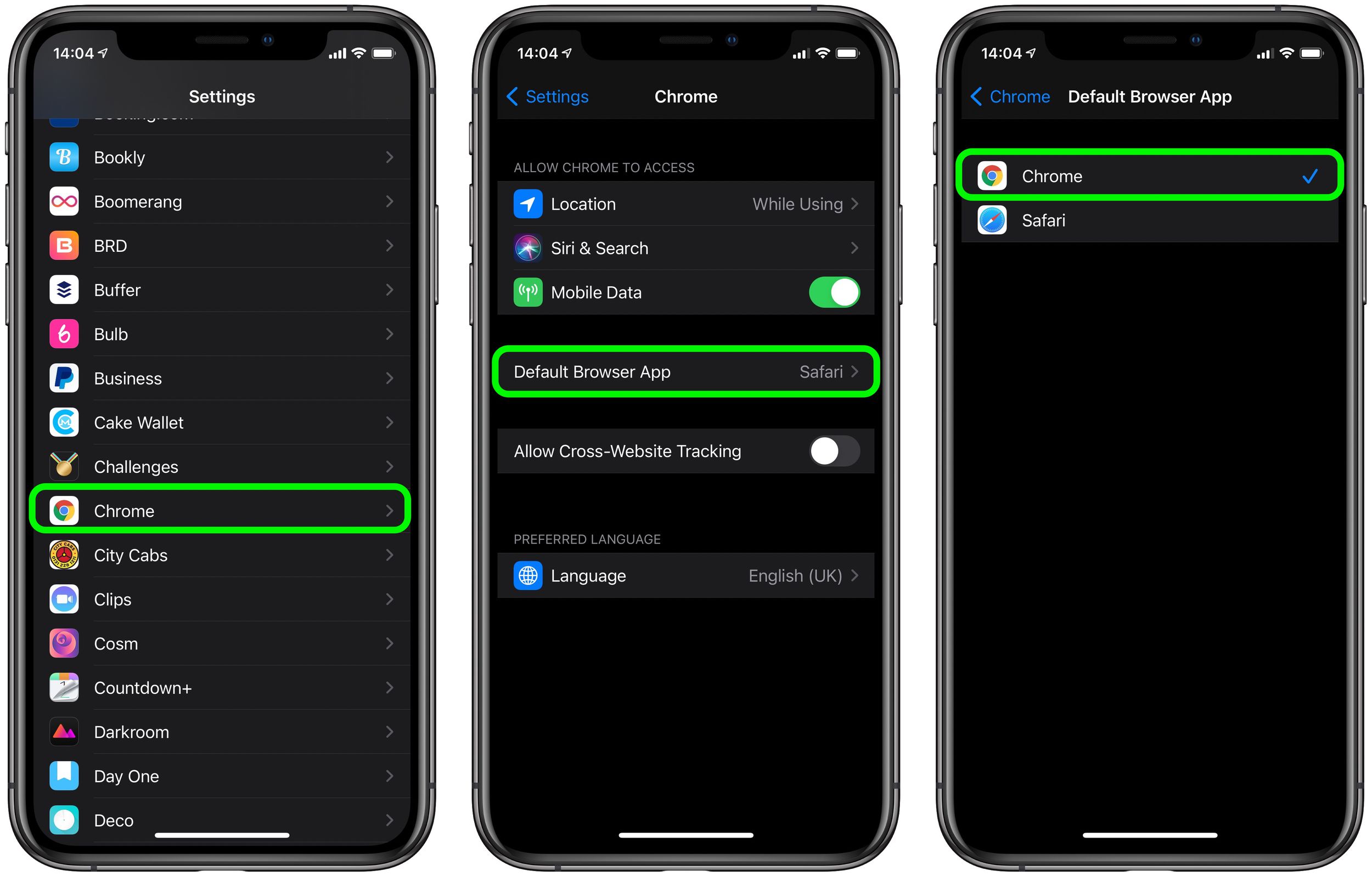 iOS 14: How to Set Google Chrome as the Default Browser on iPhone and ...