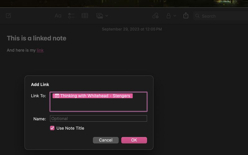 How to Link Notes Together in macOS - MacRumors