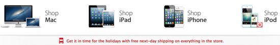 Apple Online Store Offering Free Next Day Shipping on Nearly Everything ...