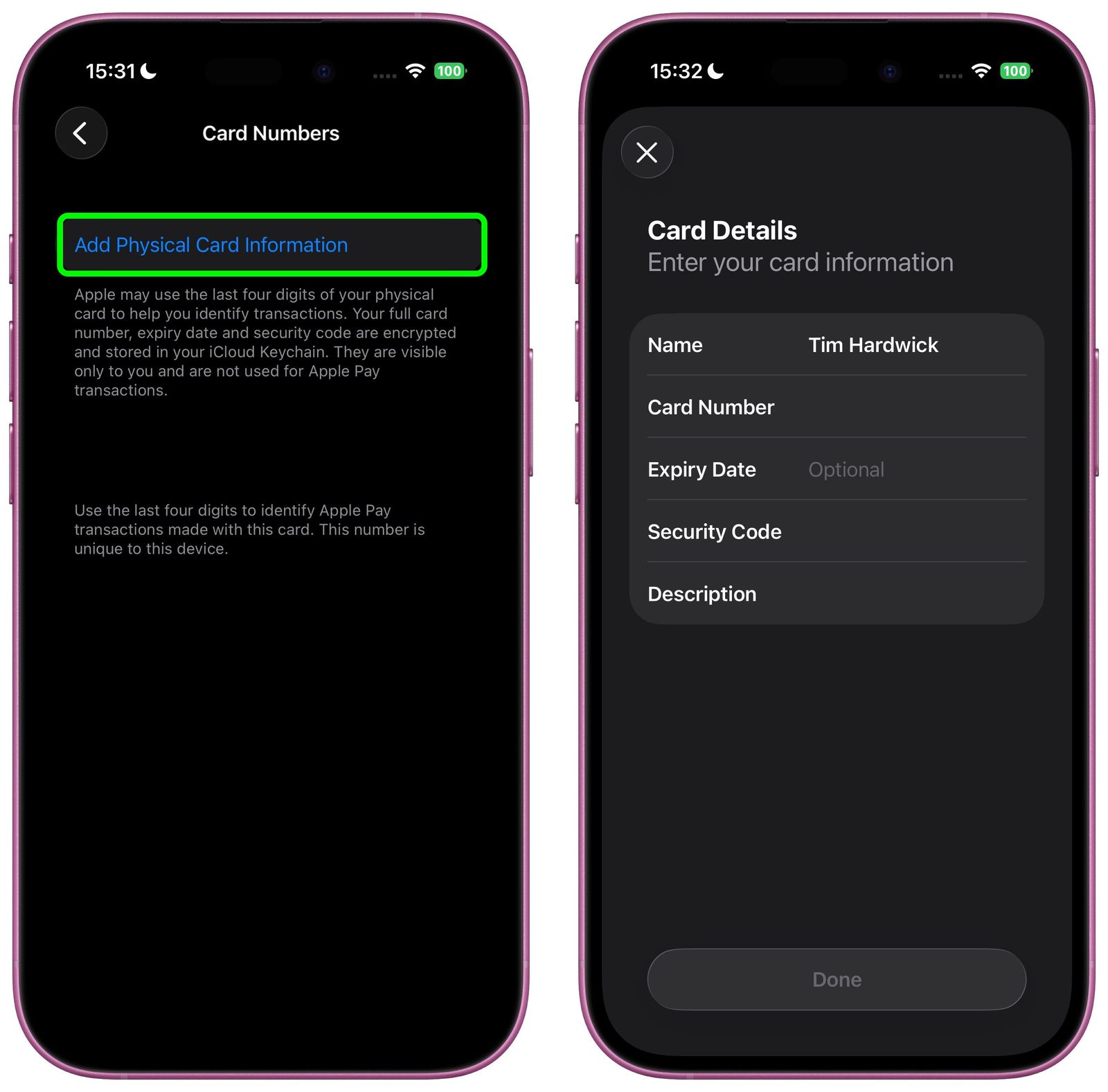 iOS 26: Save Physical Card Details in Wallet App - MacRumors
