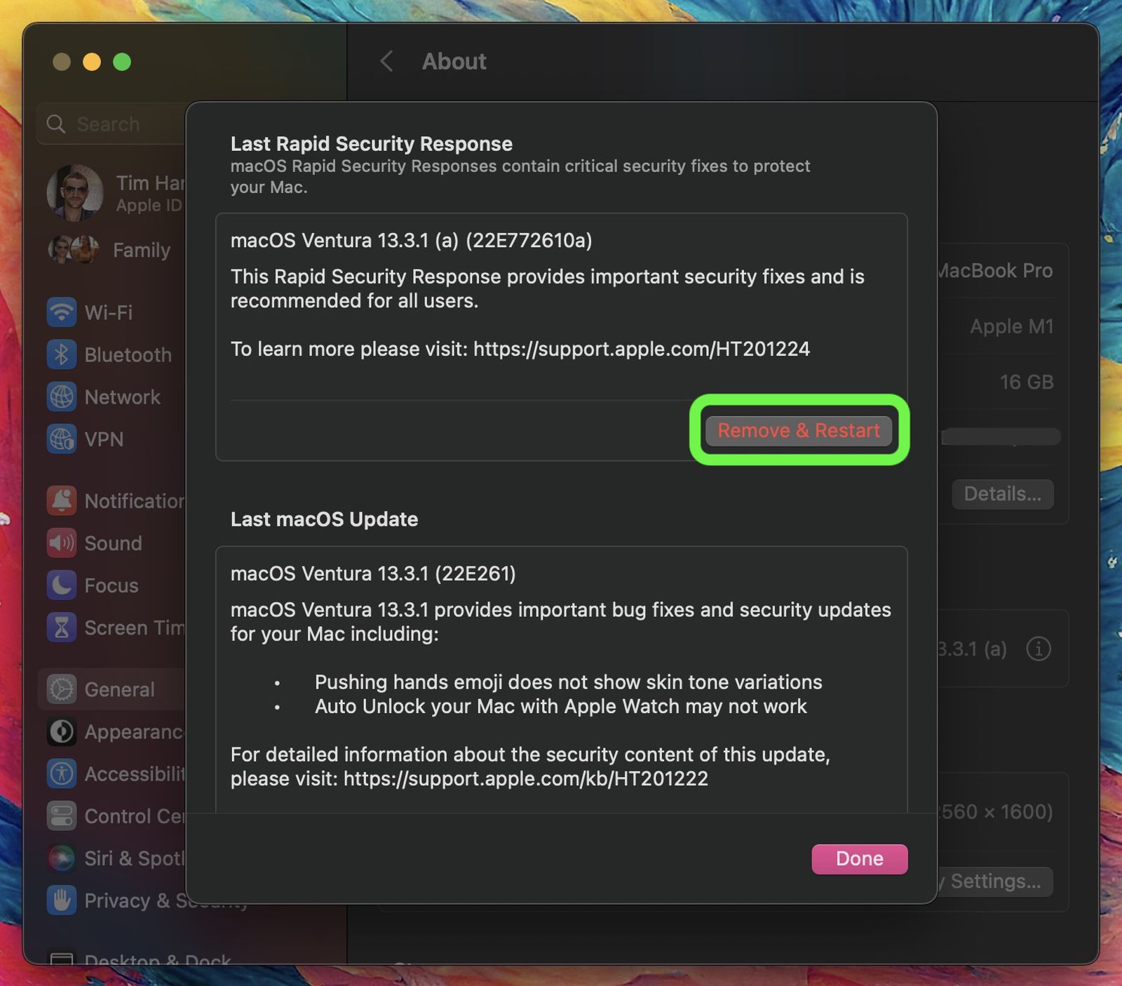 macOS: How to Remove Rapid Security Response Software Updates - MacRumors