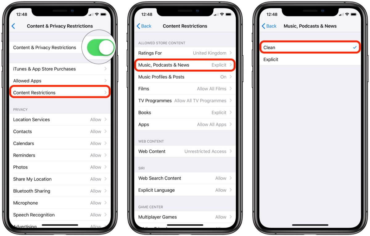 How to Filter Explicit Content on an Apple Music Family Subscription ...