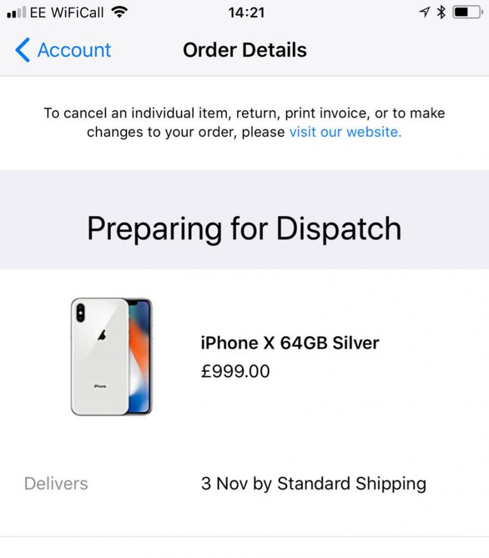 First iPhone X Orders Now 'Preparing for Shipment' in Europe With ...