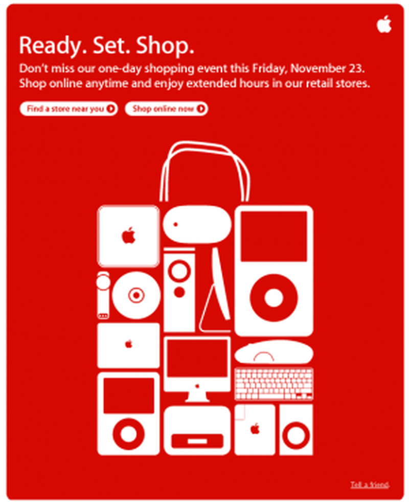 Apple's Black Friday Promo: Ready. Set. Shop. - MacRumors