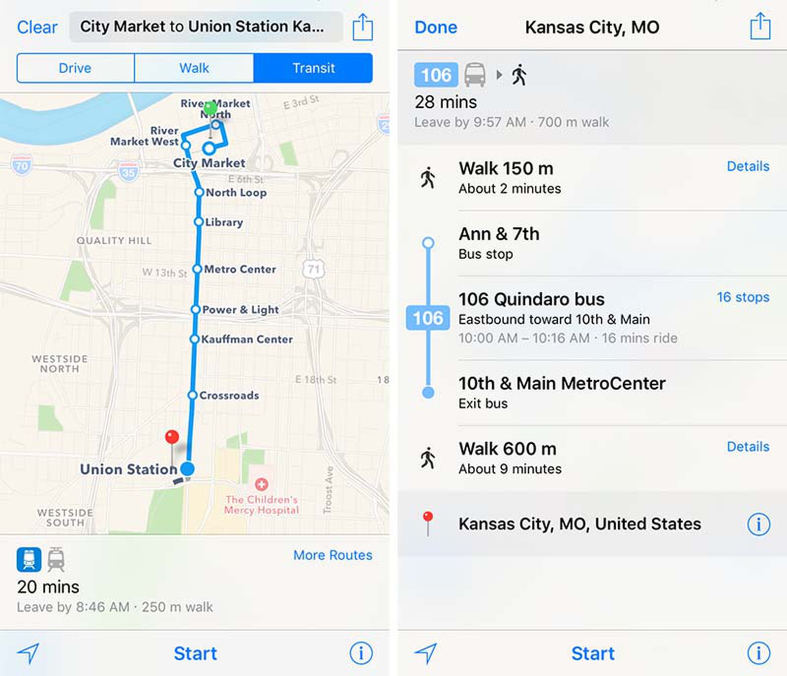 Apple Maps Expands Transit Data to Honolulu and Kansas City - MacRumors