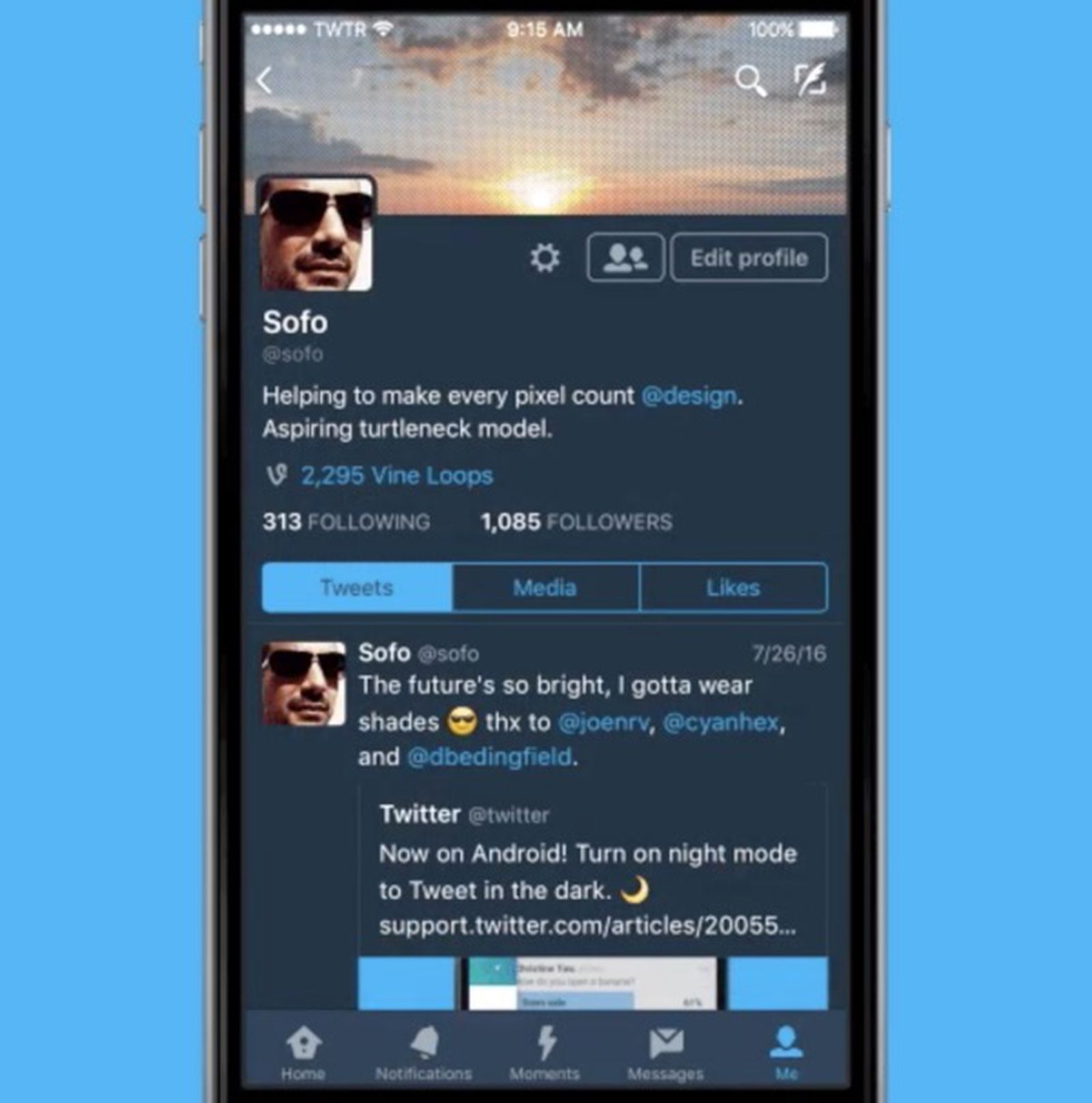 Twitter's Night Mode Now Available for iOS - MacRumors