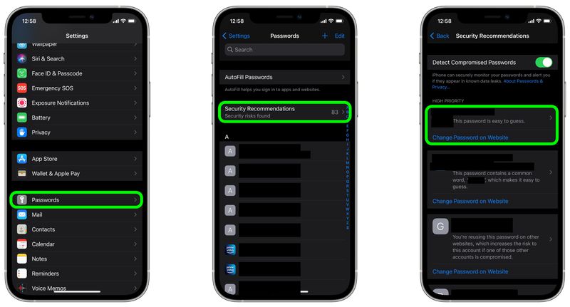How to Check iCloud Keychain Password Security - MacRumors