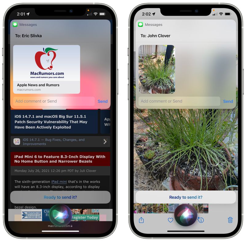 iOS 15 Siri Guide: On Device Offline Recognition and Updates - MacRumors