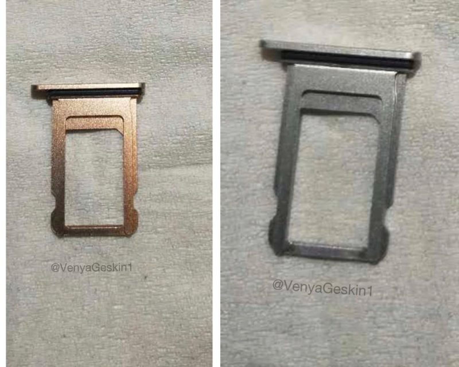 Alleged 'iPhone 8' Sim Tray Images Again Depict Copper-Like Gold Color - MacRumors