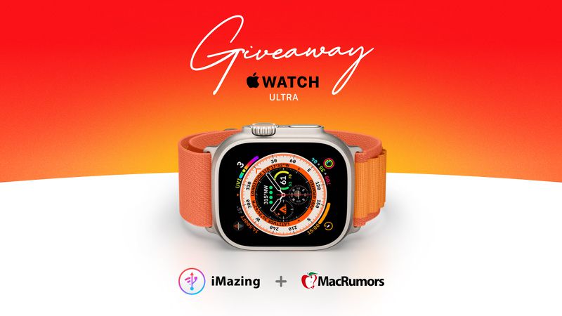 MacRumors Giveaway: Win an Apple Watch Ultra From iMazing - MacRumors MacRumors Giveaway: Win an Apple Watch Ultra From iMazing - MacRumors