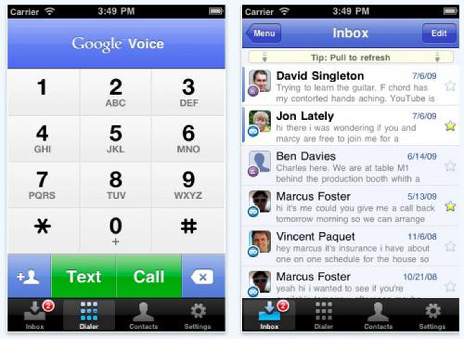 Official Google Voice Application Now Available in App Store - MacRumors