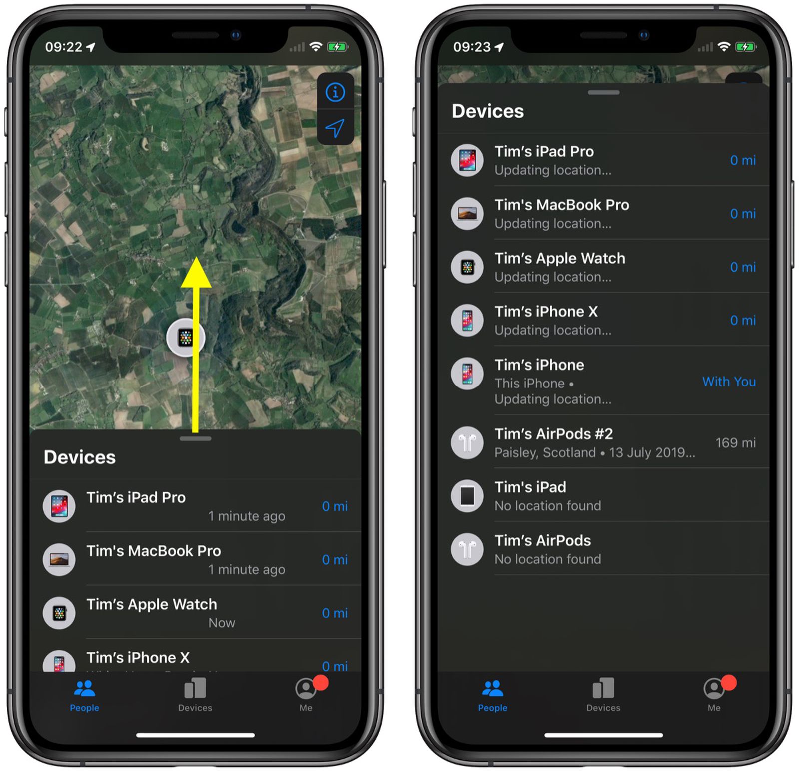 How to Mark an Apple Device as Lost in the Find My App - MacRumors