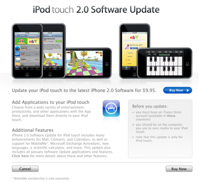 Apple Releases the iPod Touch 2.0 Firmware Update - MacRumors